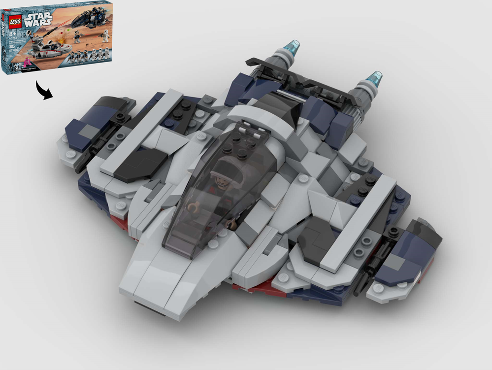LEGO MOC Rebel Starfighter (Cylon Raider Inspired) - Alternate Build of ...