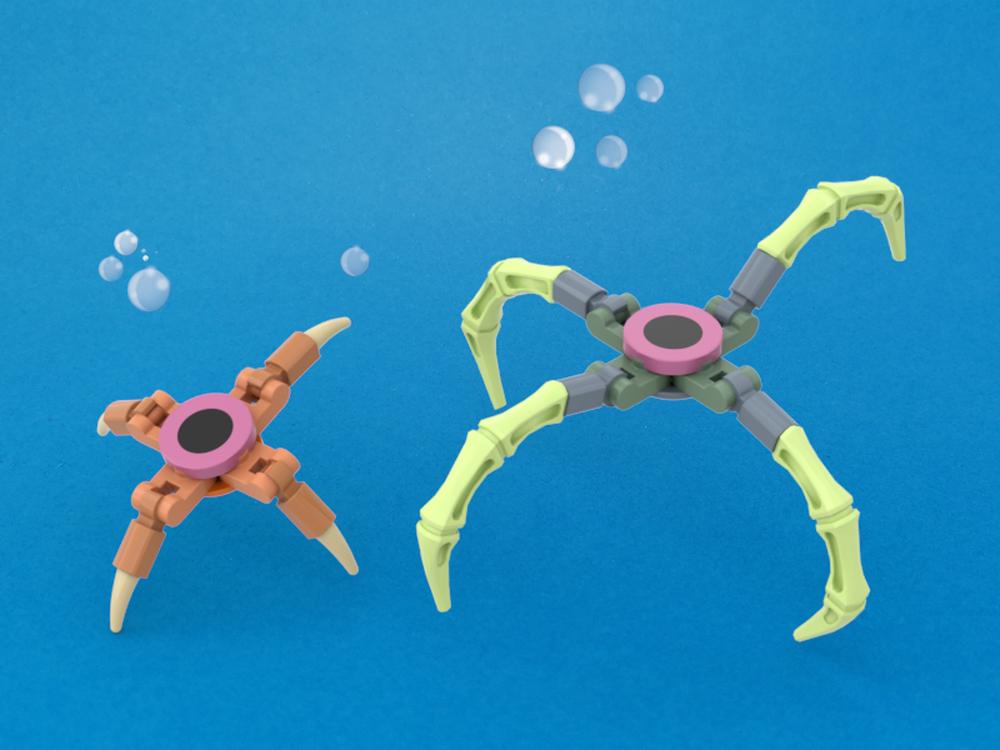 LEGO MOC Cave Crawler and Blood Crawler (Subnautica) by studder_builds ...