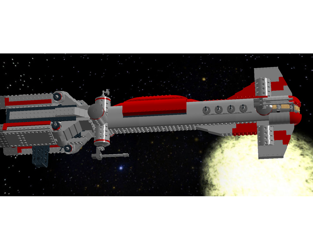 Lego Moc Thranta Class Corvette By Jackdameson Rebrickable Build