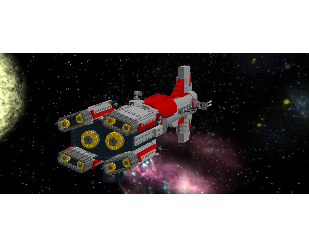 Lego Moc Thranta Class Corvette By Jackdameson Rebrickable Build