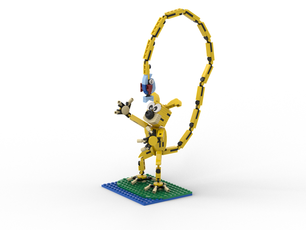 LEGO MOC MARSUPILAMI by FredL45 | Rebrickable - Build with LEGO