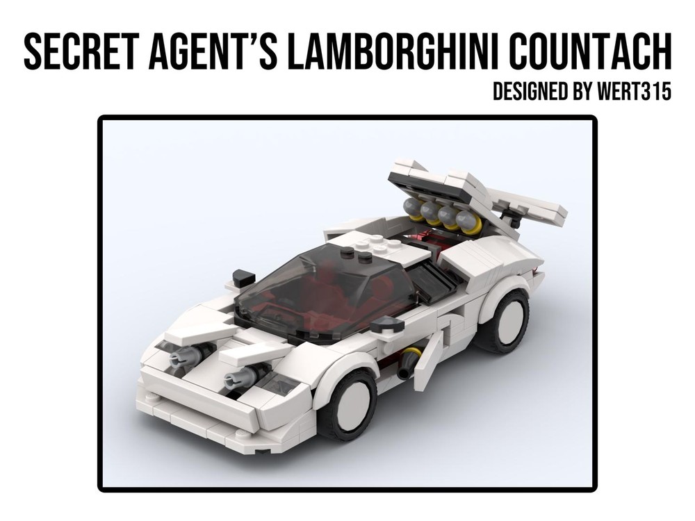 LEGO MOC Secret Agent's Lamborghini Countach (76908 Mod) by Wert315 ...