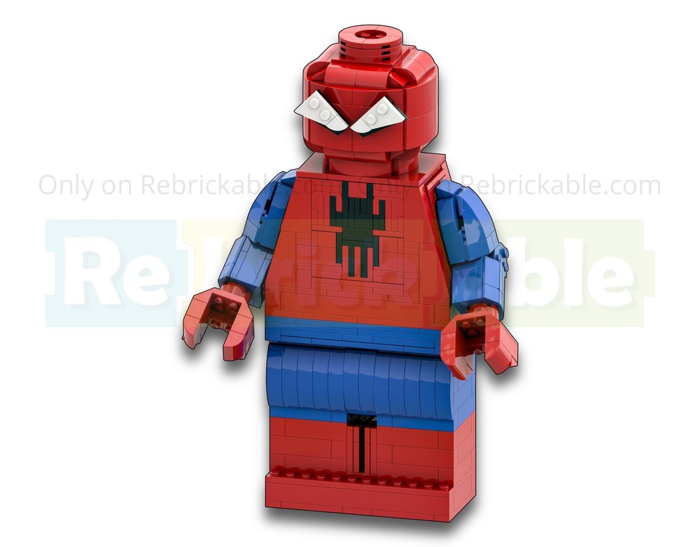 LEGO MOC Up-Scaled LEGO Spiderman by ZTBricks | Rebrickable - Build ...