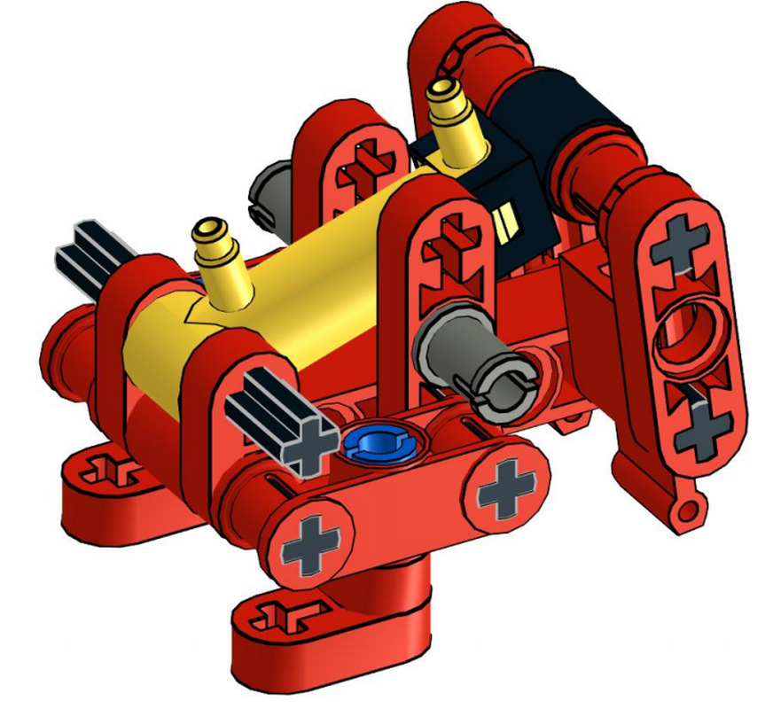 LEGO MOC Pneumatic Quick Coupler by TeClem8 | Rebrickable - Build with LEGO