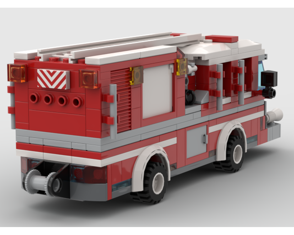 LEGO MOC-206413 Fire Truck - Engine Model by Ryanclegg12 | Rebrickable ...