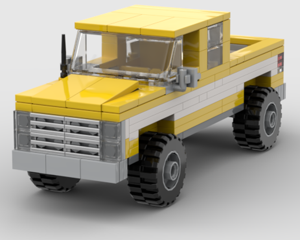 LEGO MOC Chevy Squarebody (Extended Cab Short Bed) Squarebody #1 by ...