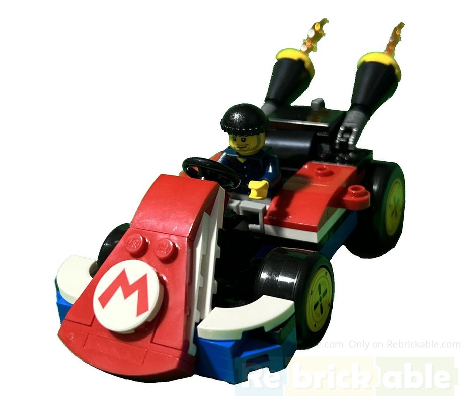 LEGO MOC Minifigure-Scale Standard Kart by BardicBricks | Rebrickable ...