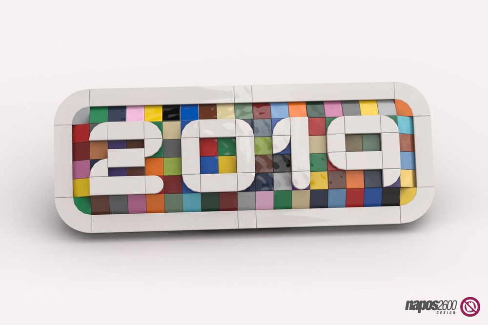 LEGO MOC Happy 2019 by napos2600 | Rebrickable - Build with LEGO