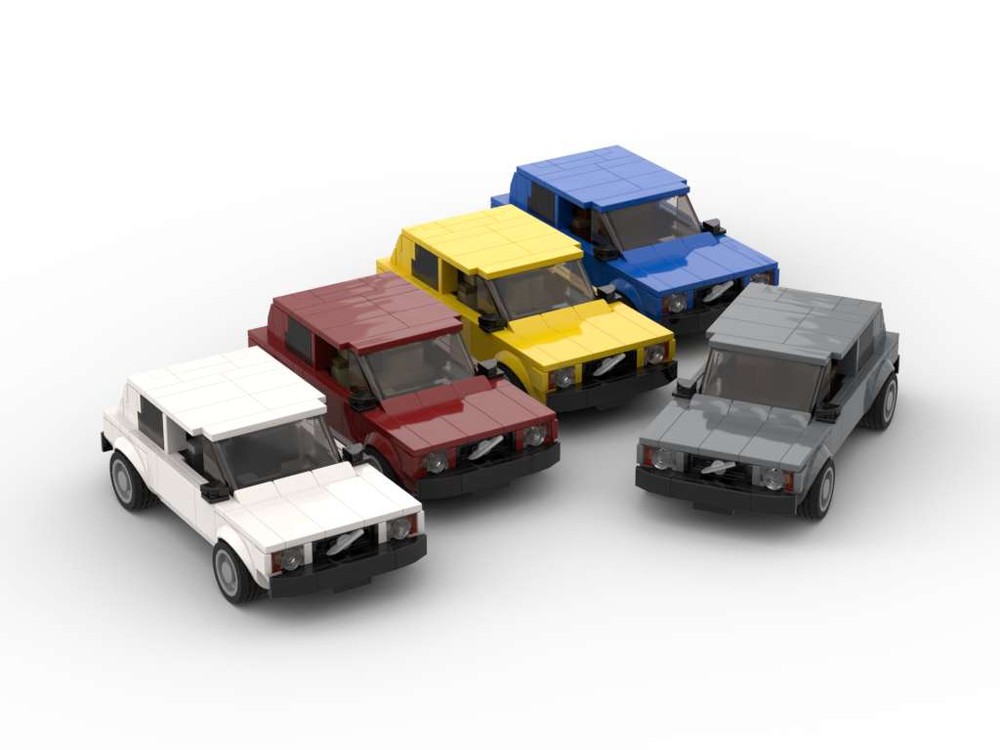 LEGO MOC Brick 343 - Set of Five Colors - 8 Stud by IBrickedItUp ...