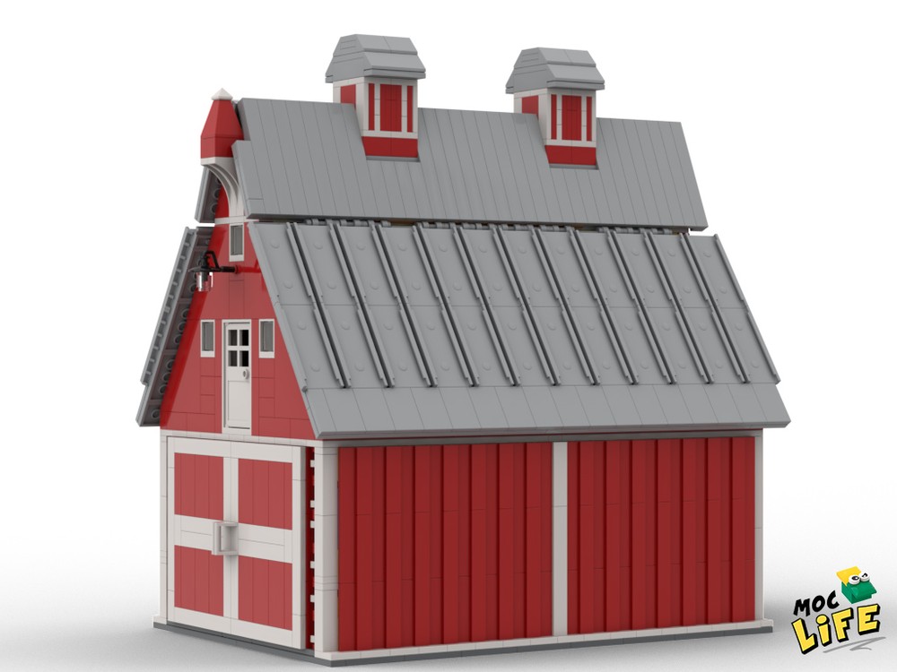 LEGO MOC-206453 Barn by MocLife | Rebrickable - Build with LEGO