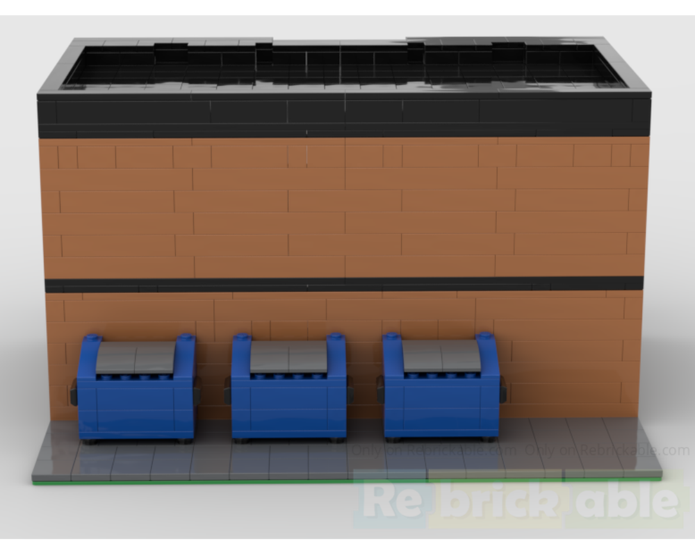 Lego Moc Modular Cafe By Norwegiantater Rebrickable Build With Lego