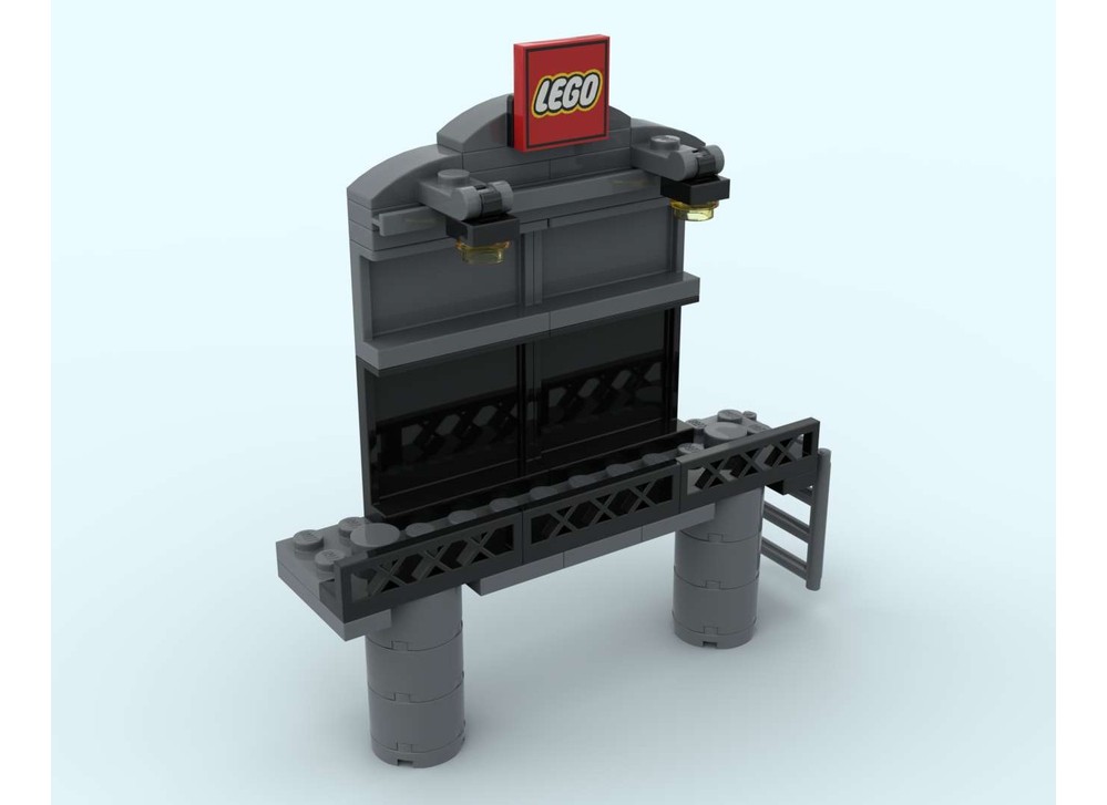 LEGO MOC Billboard Business Card Holder for Modular Buildings by ...