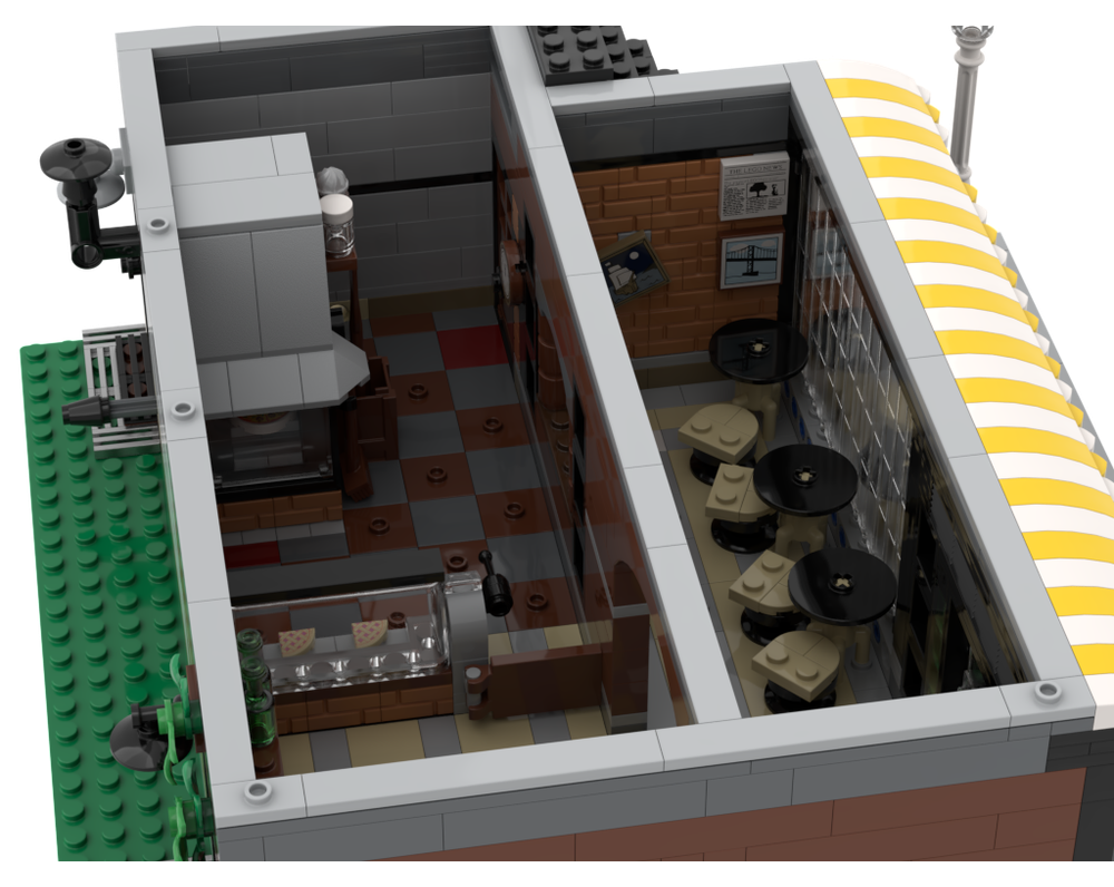 LEGO MOC-206469 PUB house modular by Matalamaa | Rebrickable - Build ...