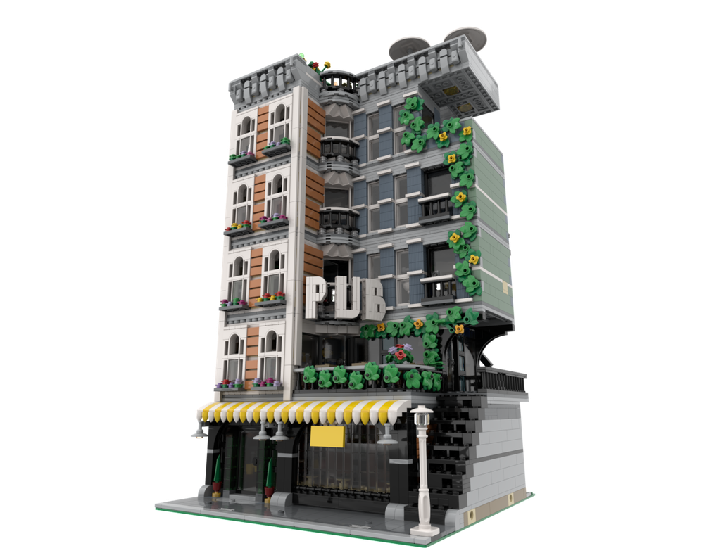 LEGO MOC PUB house modular by Matalamaa | Rebrickable - Build with LEGO