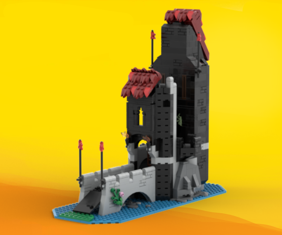 LEGO MOC Wolfpack Tower - 6075 Remake by Studs_on_a_Tile | Rebrickable ...