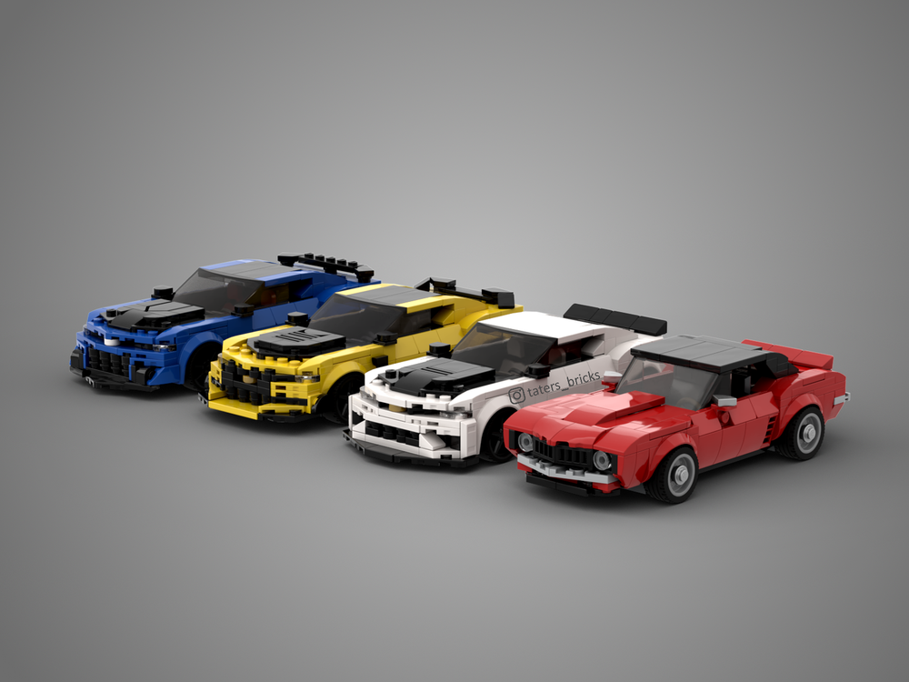 LEGO MOC-206484 Chevrolet Camaro bundle by Taters | Rebrickable - Build ...