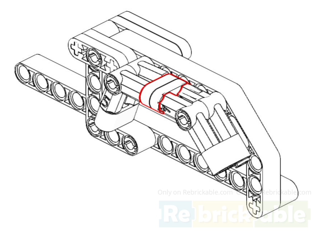 LEGO MOC Simple Technic car fender by Xstar | Rebrickable - Build with LEGO