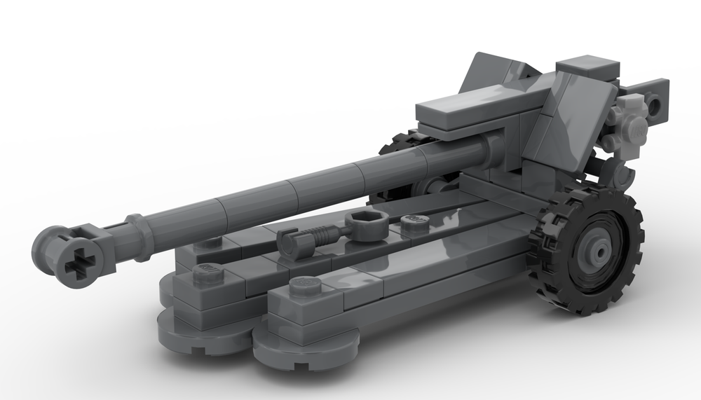 LEGO MOC Lego 122 mm 2A18 (D-30) (1:45 scale) by Tiger_1_3_1 ...