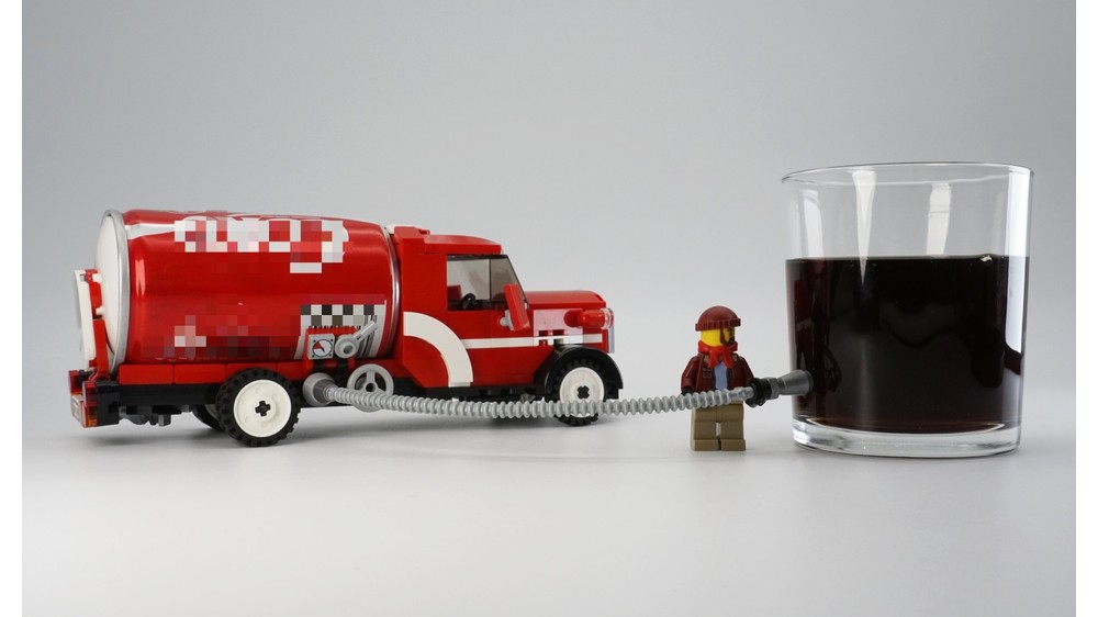 LEGO MOC Vintage tanker truck for soft drink can by felix.rebricks ...