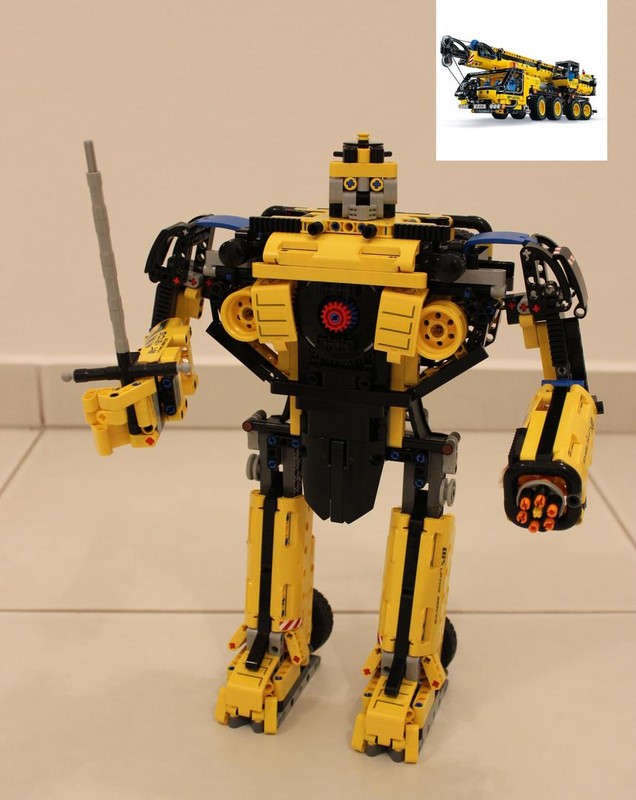 LEGO MOC Robot 42108 alternative model by Omanb571 | Rebrickable ...