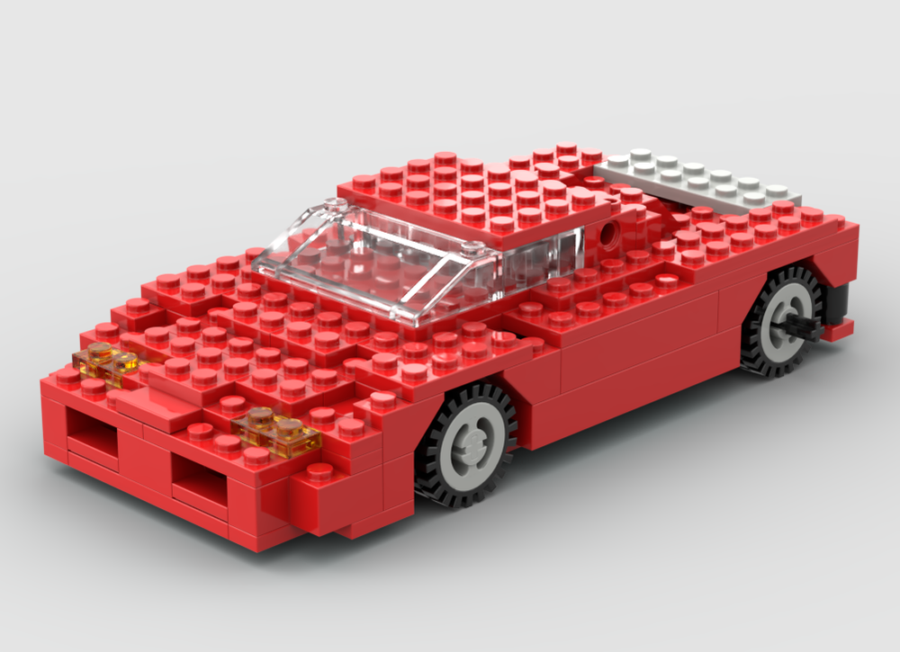 LEGO MOC Supercar by Raptor9889 | Rebrickable - Build with LEGO