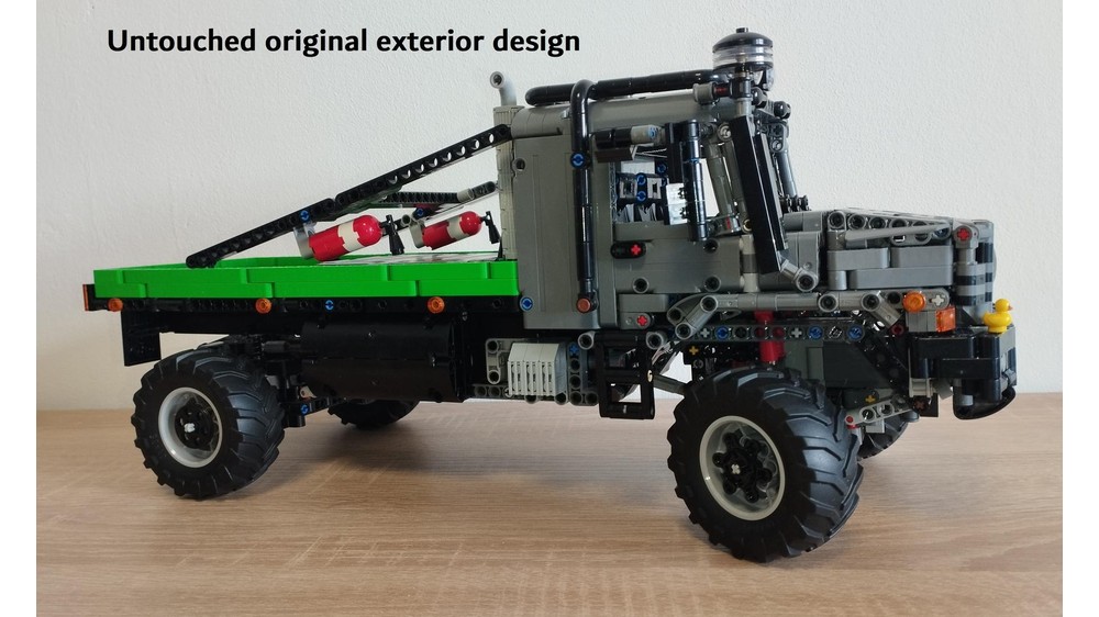 LEGO MOC-206554 Gearbox, V6 engine, axles Mod for 42129 4x4 Mercedes ...