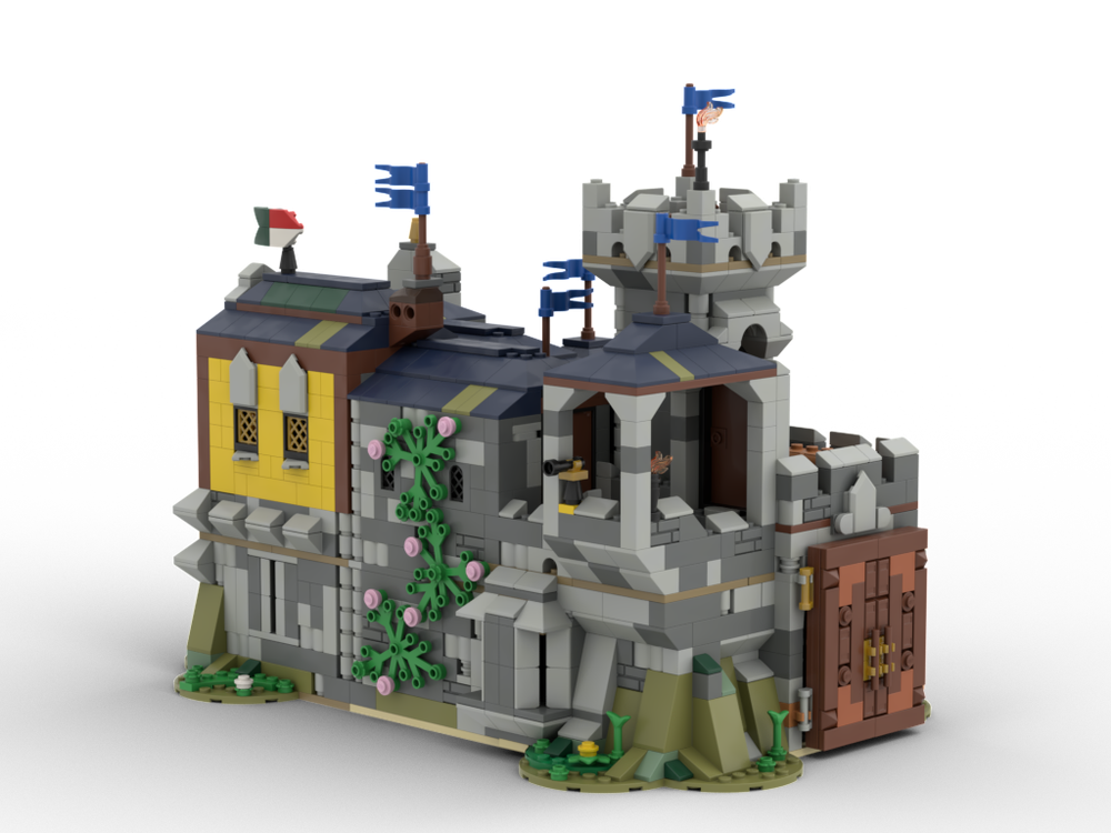 LEGO MOC Outpost Castle and Knight's Quarters - Alternate Build 2x31120 ...