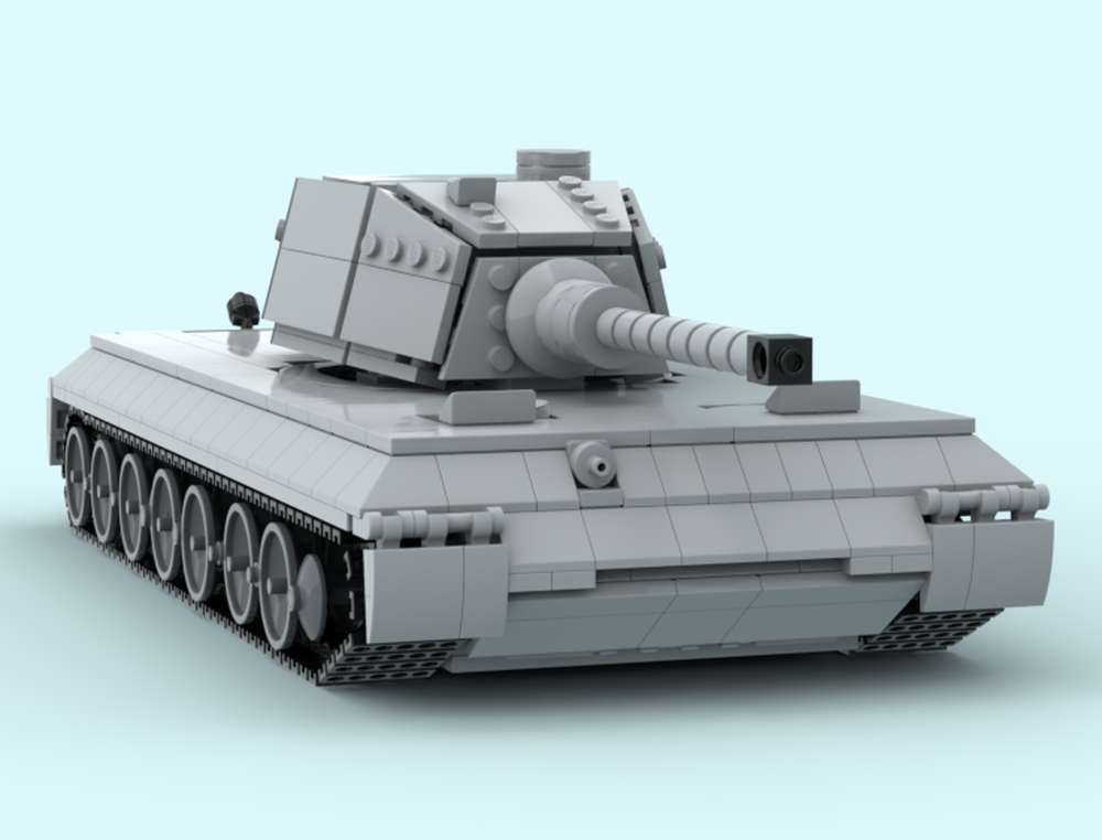 LEGO MOC Tiger II H by notimportantdude | Rebrickable - Build with LEGO