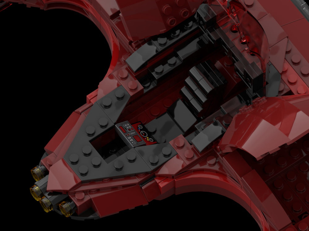 LEGO MOC-206573 Crimson Crescent red spaceship by Dethark75 ...