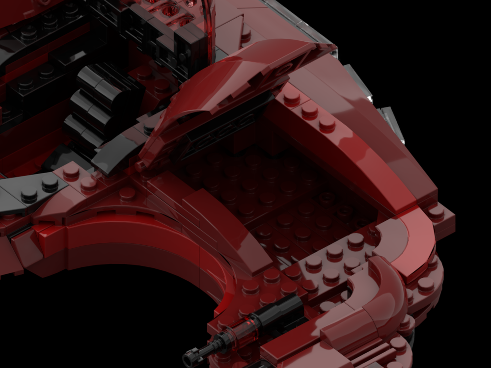 LEGO MOC-206573 Crimson Crescent red spaceship by Dethark75 ...