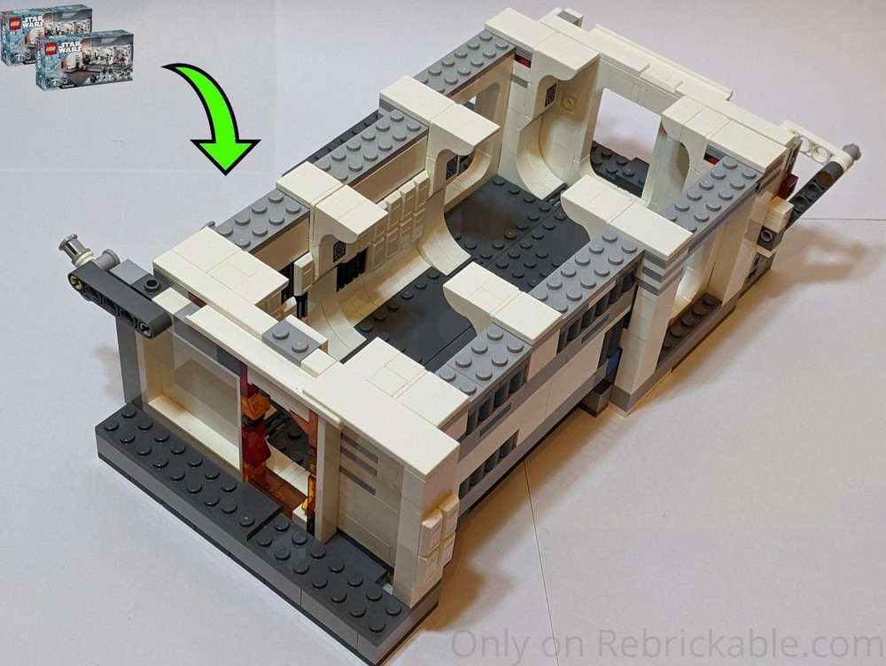 LEGO MOC Modular Tantive IV Hallway 75387x2 by dmonti79 | Rebrickable ...