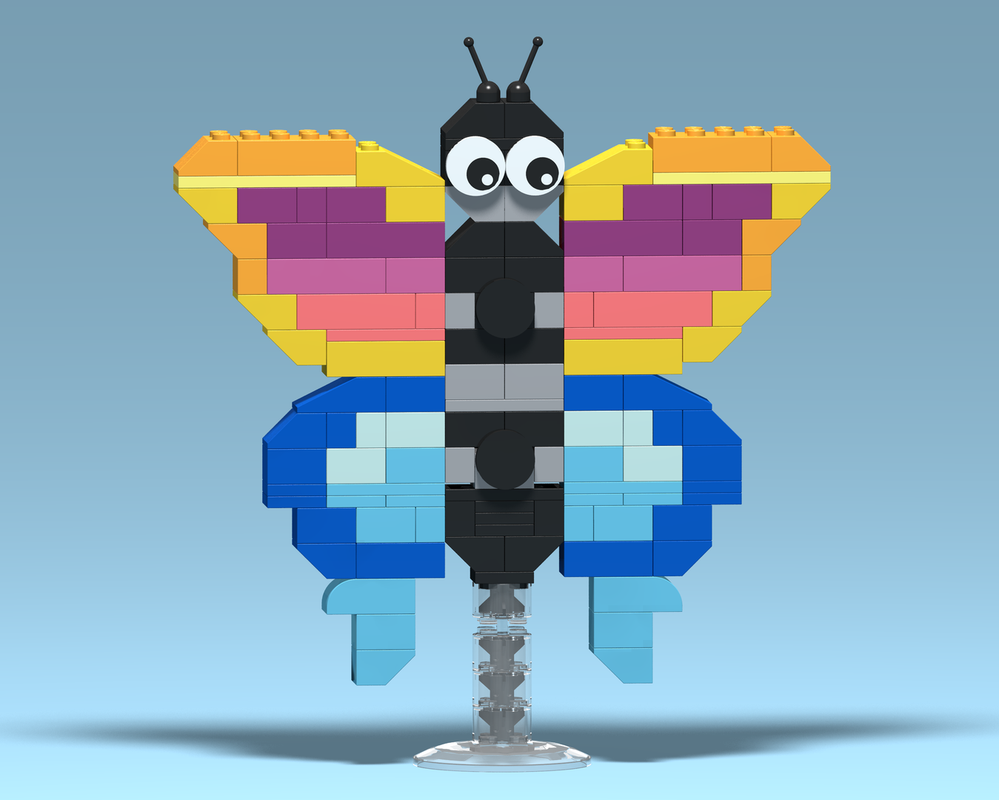 LEGO MOC 11037 Butterfly by mattking4 | Rebrickable - Build with LEGO