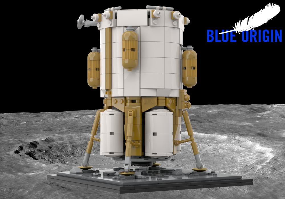 LEGO MOC Mark 1 Blue Moon Pathfinder Lunar Lander (MK1-SN001) by ...