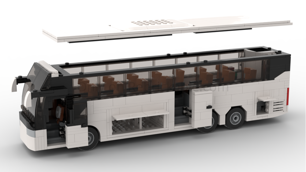 LEGO MOC Xtra High Deck Triple Axle Bus (8wide) by Feel The Bricks ...