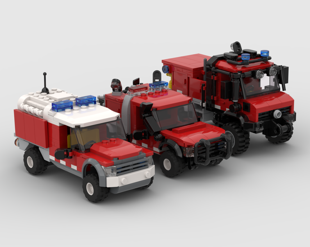 LEGO MOC Arduous Strike Team Bundle: Build Your Own Firefighting Fleet ...