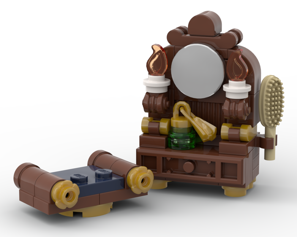 LEGO MOC Dressing Table by Kolonialbeamterdemartinez | Rebrickable ...