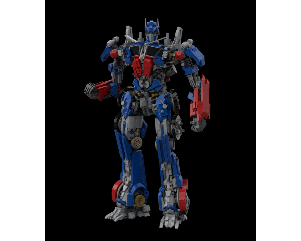 Lego Moc Transformers Optimus Prime By Lhansl Rebrickable Build