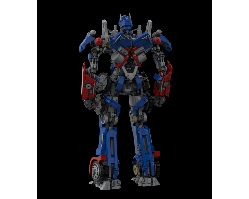 Lego Moc Transformers Optimus Prime By Lhansl Rebrickable Build