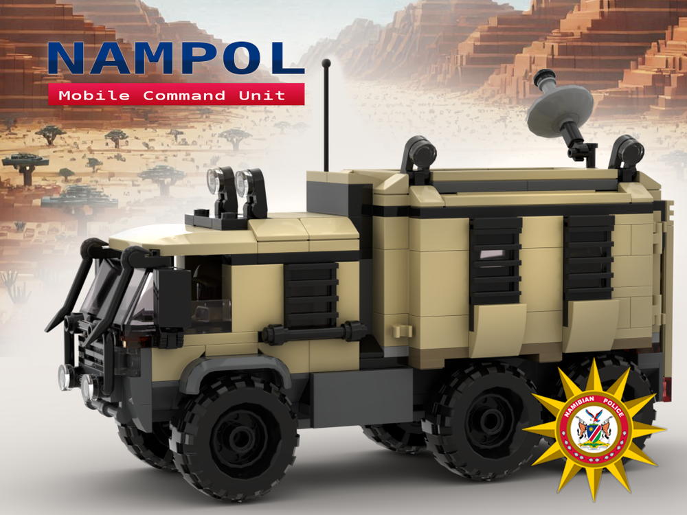 LEGO MOC NAMPOL Mobile Command Unit by Whopper | Rebrickable - Build ...