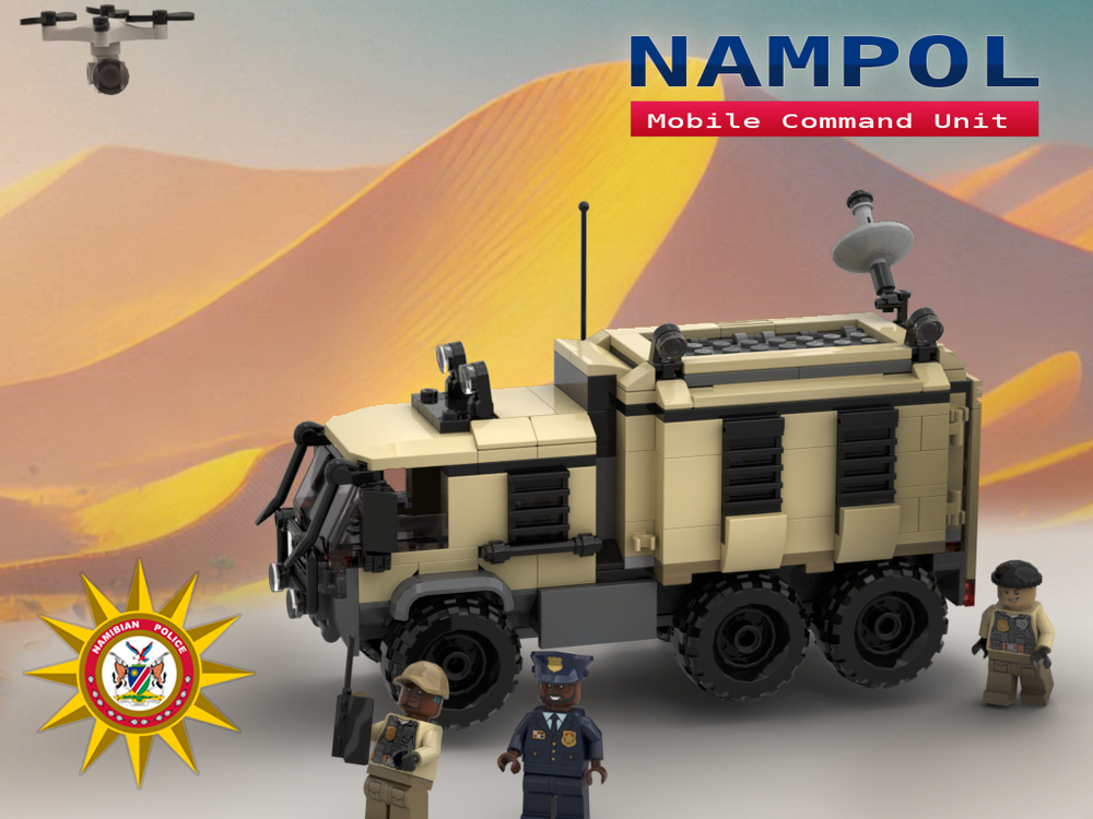 Lego Moc Nampol Mobile Command Unit By Whopper Rebrickable Build