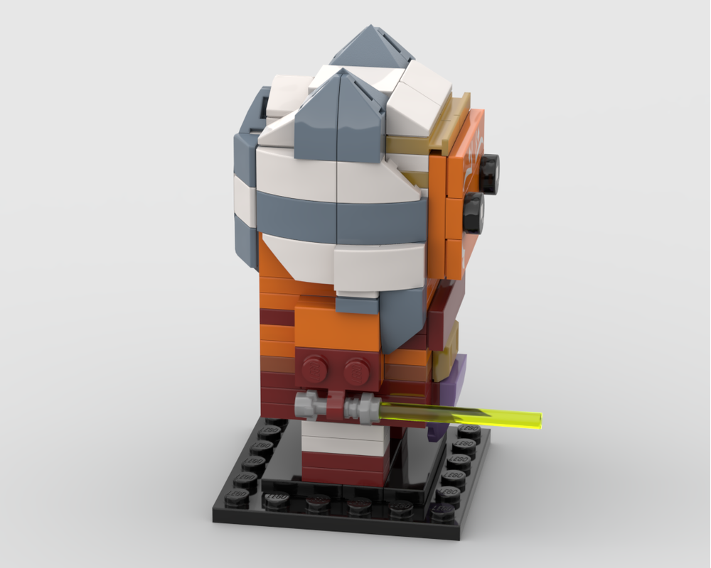 Lego Moc Ahsoka Brickheadz By Ccffpt Rebrickable Build With Lego
