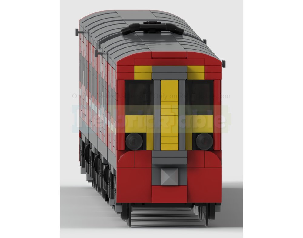 LEGO MOC Class 387 Electrostar 4-Carriage EMU Train in Gatwick Express ...