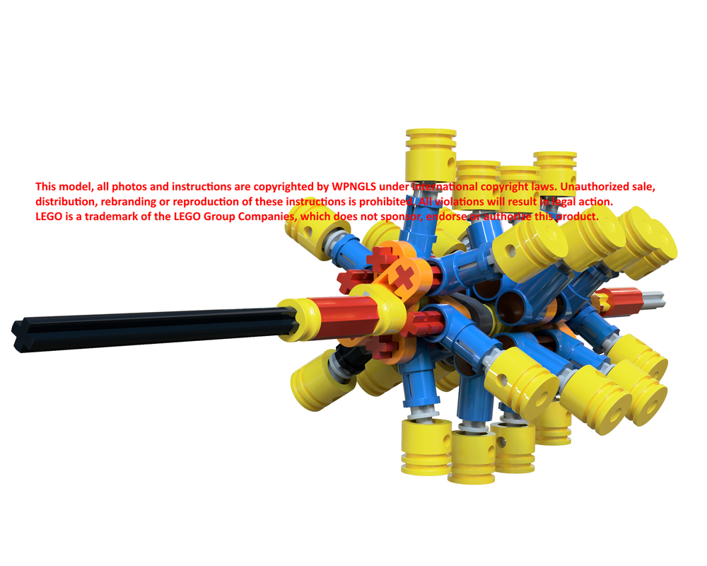 LEGO MOC Radial Engine - 24 Cylinder JuMo 222 by WPNGLS | Rebrickable ...