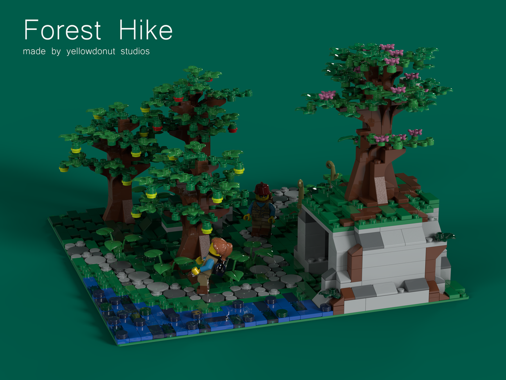 LEGO MOC Forest Hike by YellowDonut | Rebrickable - Build with LEGO
