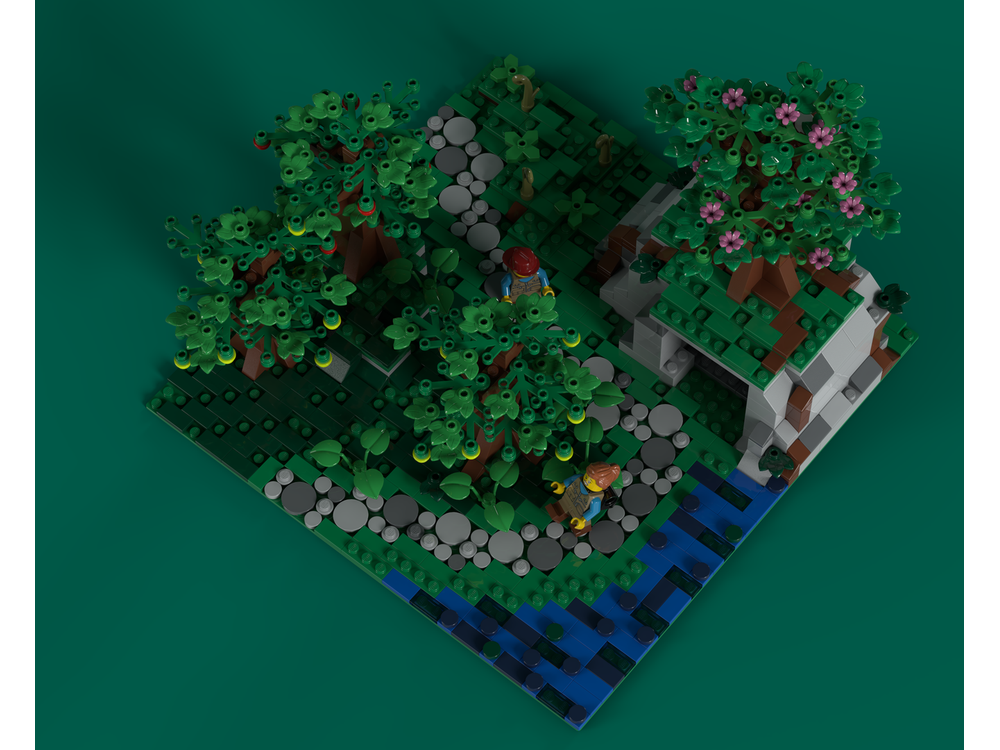 LEGO MOC Forest Hike by YellowDonut | Rebrickable - Build with LEGO