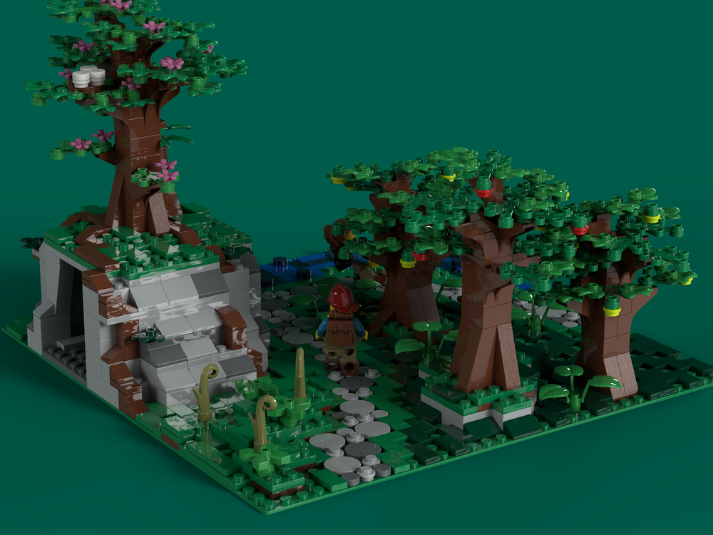 LEGO MOC Forest Hike by YellowDonut | Rebrickable - Build with LEGO