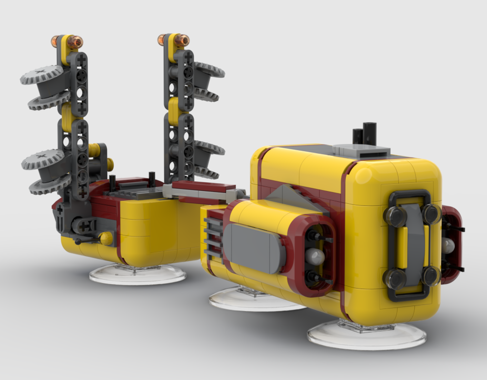 LEGO MOC Hovering Tractor by Sawdust_Mocs | Rebrickable - Build with LEGO