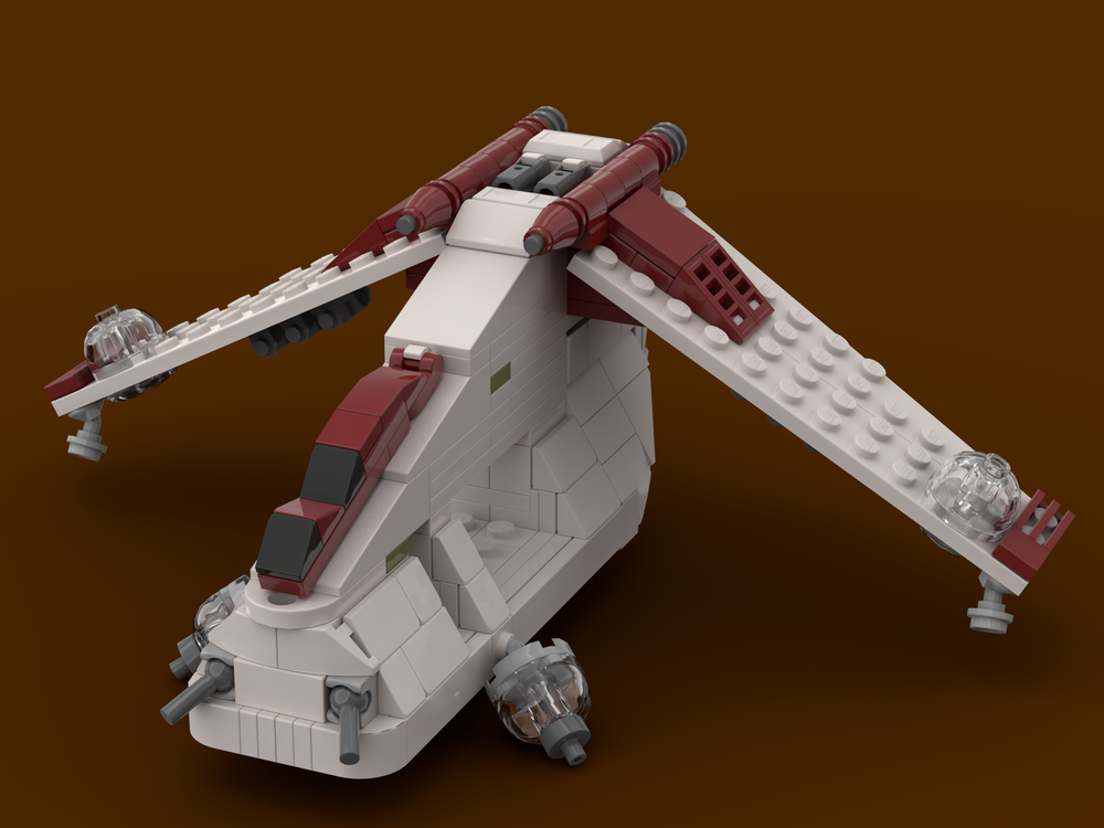 LEGO MOC-206706 Republic Gunship, Dropship and Walker - LAAT, LAATC, AT ...