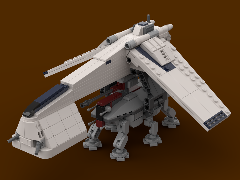 LEGO MOC-206706 Republic Gunship, Dropship and Walker - LAAT, LAATC, AT ...