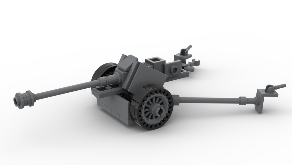 LEGO MOC Lego 7.5 cm Pak 40 (1:45) by Tiger_1_3_1 | Rebrickable - Build ...